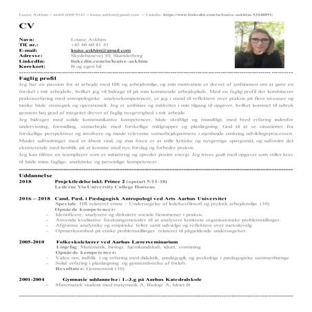 Cv linkedin | DOCX