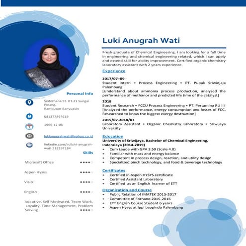 Cv luki anugrah wati fix | PDF