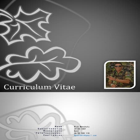 Cv Nick Manuhutu | PDF