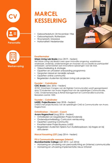 Beknopte_CV_Alex_van_Oost_2016 | PDF