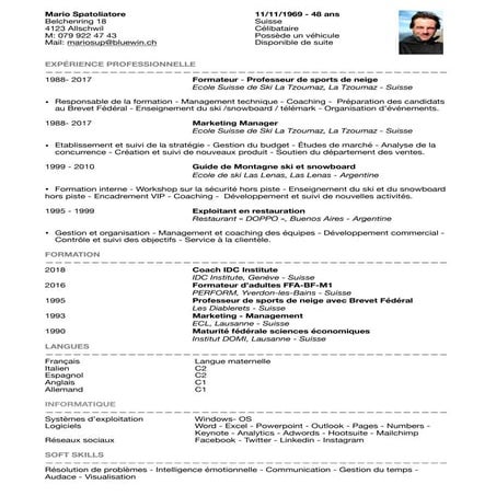 CV Mario Spatoliatore | PDF