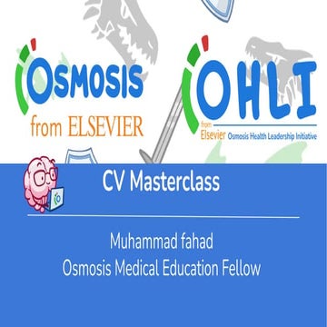 CV masterclass By Muhammad Fahad, basics of a professional CV | PDF