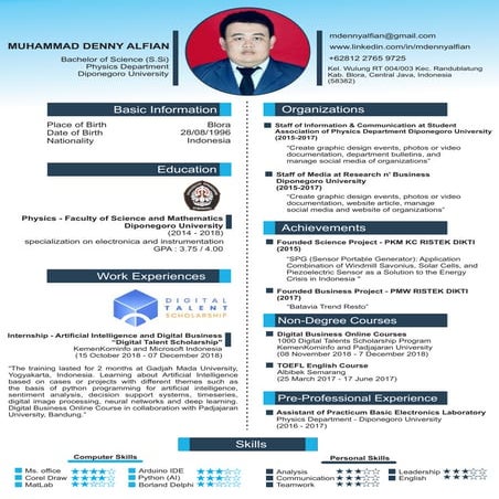 CV_M Denny Alfian | PDF