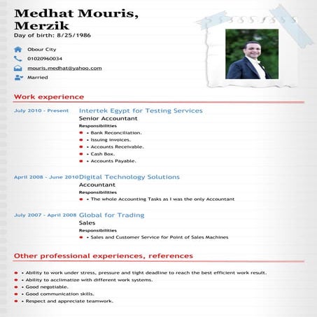 Cv medhat mouris(1) | PDF
