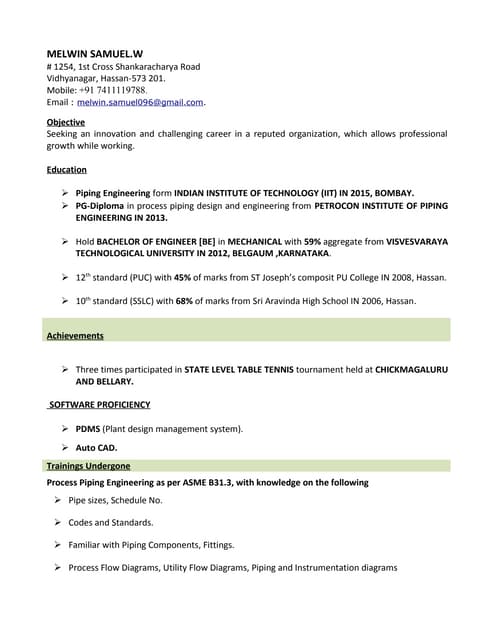 Babu resume. | PDF | Business | Business and Finance