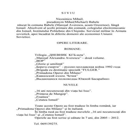 Cv mihai | PDF