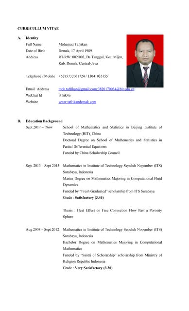 Ahmad Saeed CV | DOCX