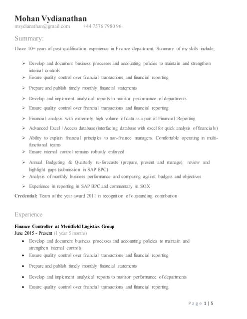 Kaleena Hester CV Jan 2016 no contact | DOC