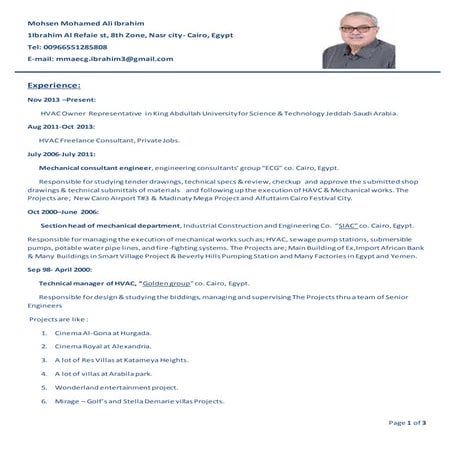 Cv mohsen .ibrahim | DOCX
