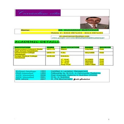 DR MUHAMMAD MUSTANSAR | DOC