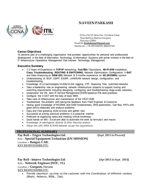 Sanjay_Sharma _resume_Telecom IMS LTE | DOCX