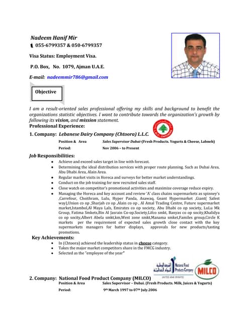 Resume of Shadi Safwar | DOCX