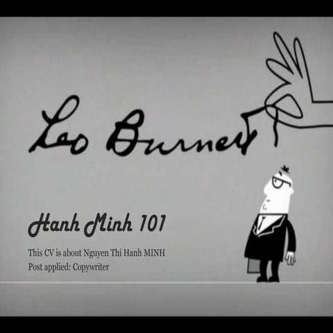 [Cv]Nguyen Thi Hanh Minh.Copywriter.Leo Burnett | PDF