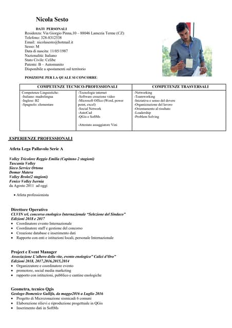 Edoardo Macciocu cv | PDF