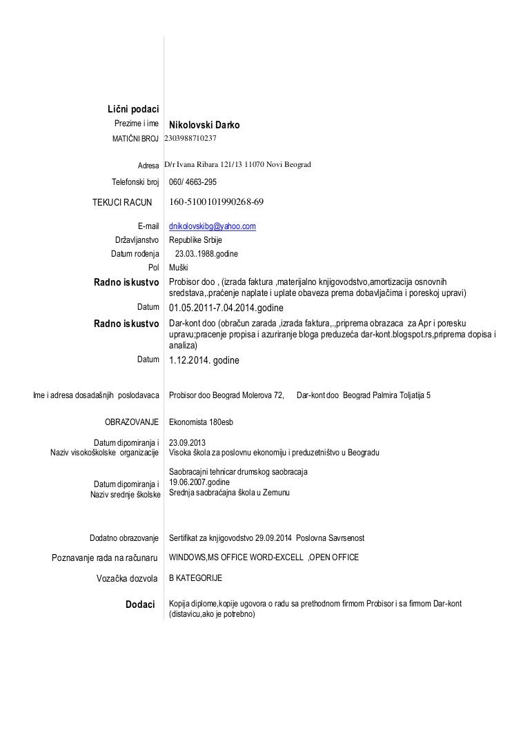 Cv obrazac darko (2)