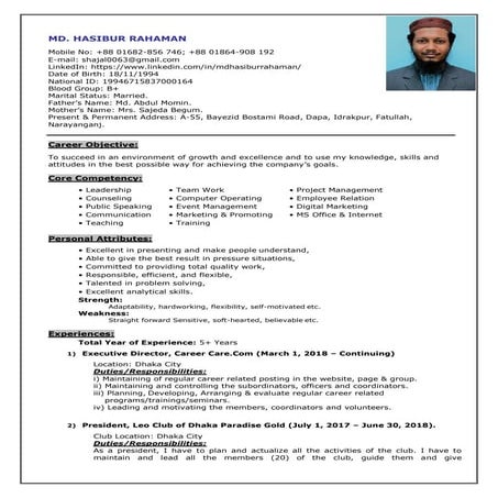 Bellal cv pdb (digicon+hajj) | PDF