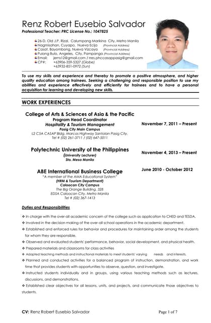 Gamboa Resume | PDF