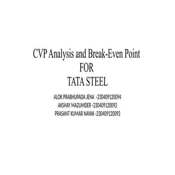 CVP Analysis and Break-Even Point AKSHAY.pptx