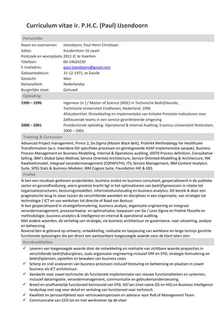 Curriculum vitae r.f. berkhof | PDF