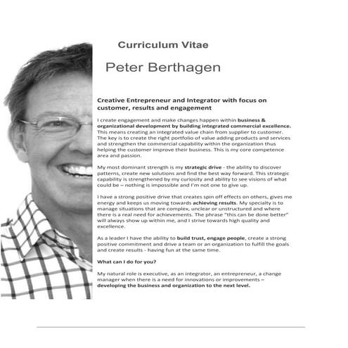 CV Peter Berthagen 2014 | DOCX