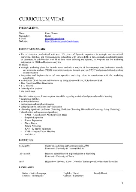 Pablo Jaume CV Jan 2017 | PDF