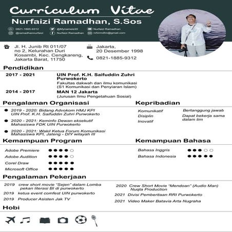 CV & Portofolio | PDF