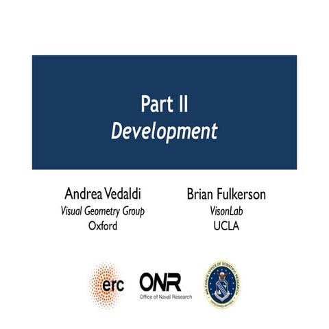 Cvpr2010 open source vision software, intro and training part ii ...