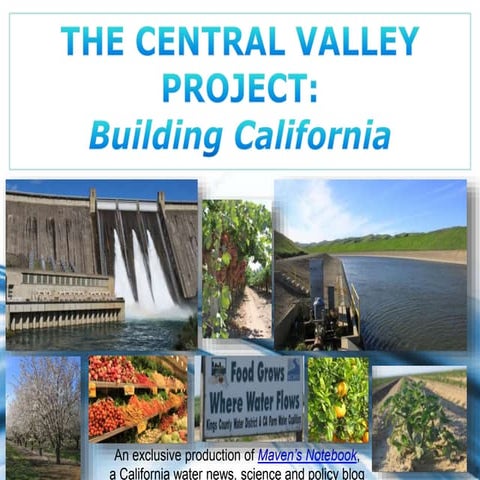 The Central Valley Project Slideshow: Building California | PPTX ...