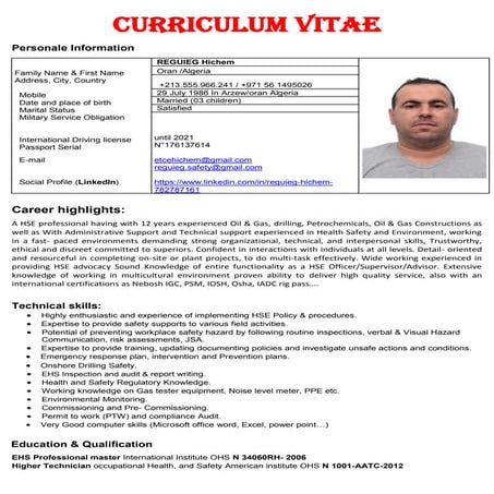 Cv reguieg h last update | PDF