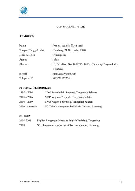 MUHAMMAD SUWANDA CV | PDF