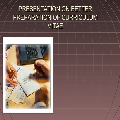 Cv, resume and bio data | PPT