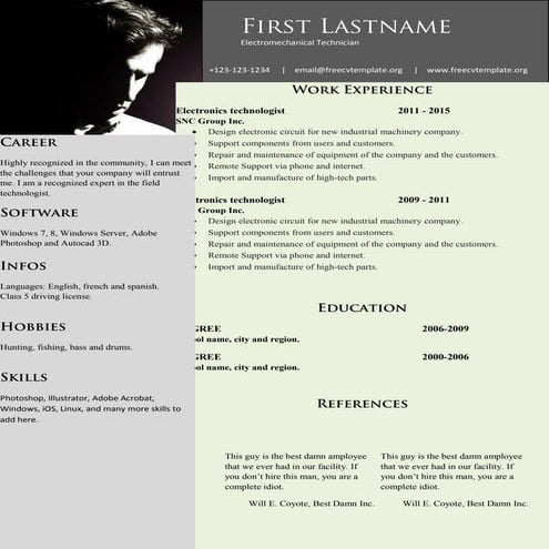 Cv word_template | PDF