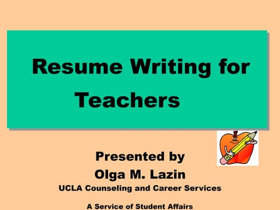 Resume writing ppt | PPT | Resume Writing and Advice | Job Search