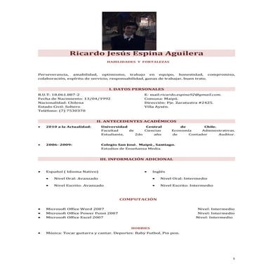 Cv ricardo espina (1) | DOC