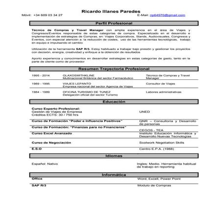 CV Ricardo Illanes | DOCX