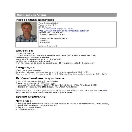 Resume Petriccione-en | PDF