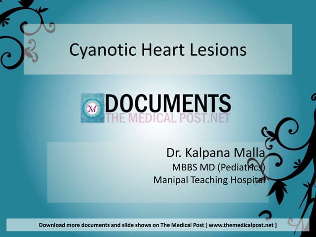 Cyanotic congenital heart disease 2021 | PDF