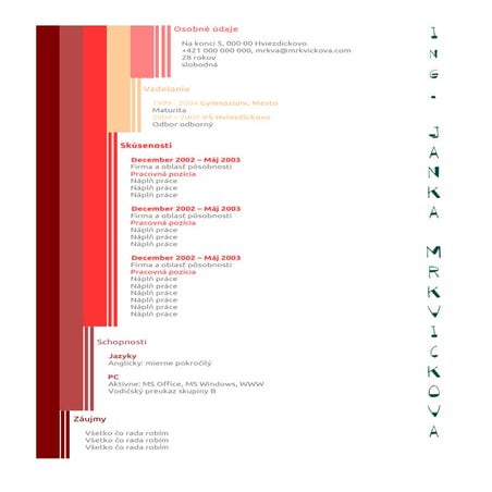 CV sample 2 | PDF