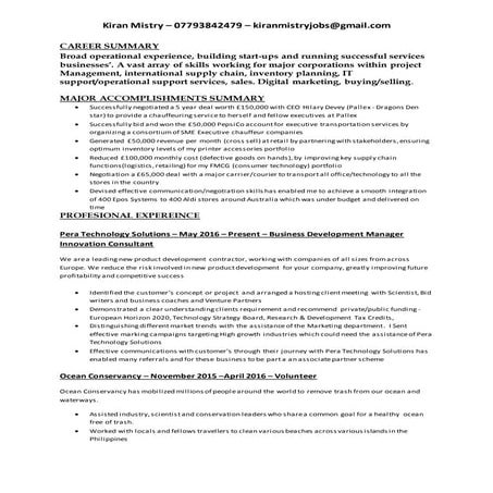 Gooray Arthur_Corp Resume_10-13-16 | PDF
