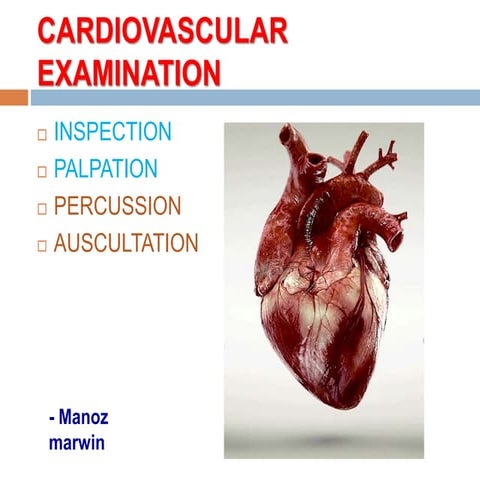 percussion and Auscultation of cardiovascular system with heart sounds ...