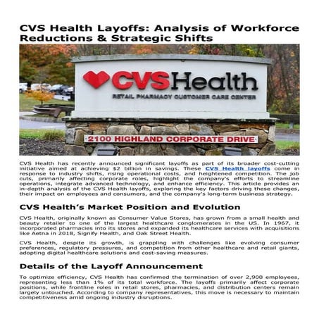 CVS Health Layoffs_ Analysis of Workforce Reductions & Strategic Shifts.docx