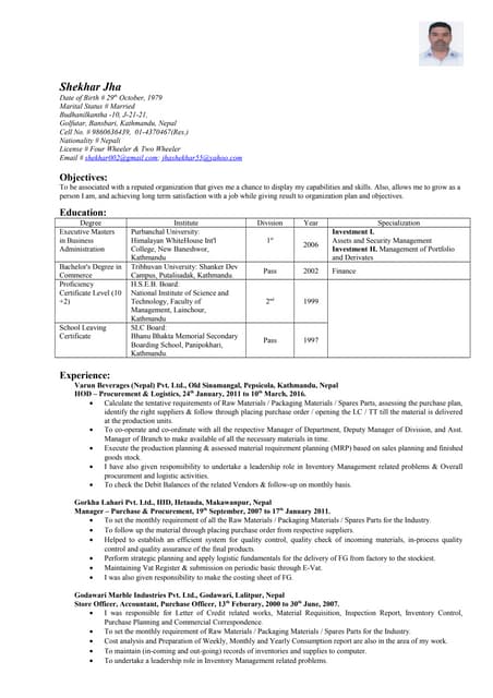 Bipin Resume | PDF