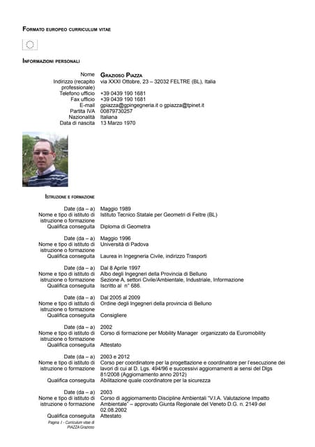 Stefano Bianchini CV | PDF | Computing | Technology & Computing