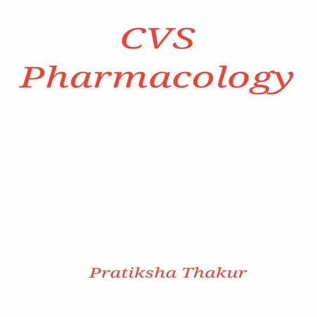 CVS Pharmacology | PDF