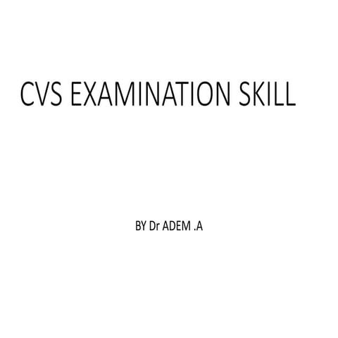 cvs physical examination .pptx