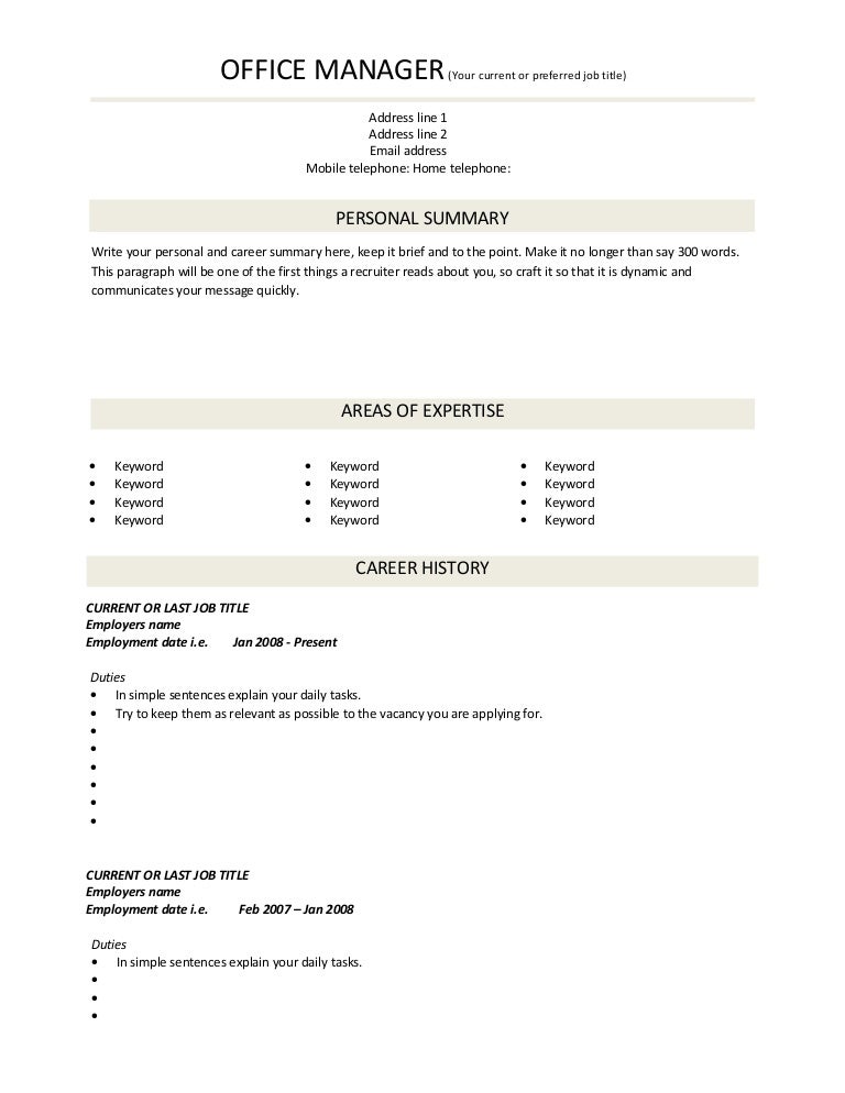 22 Curriculum Vitae Zambia Format Pictures Picture 22-curriculum-vitae-zambia-format-pictures-picture
