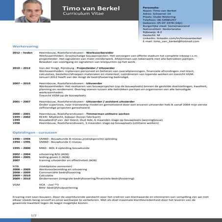 Cv timo 22 4-2013 | PDF