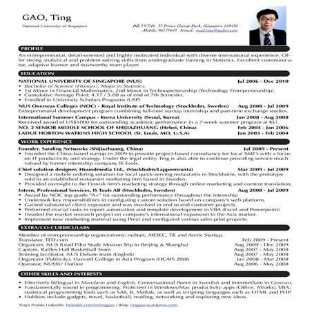 CV sample | PDF
