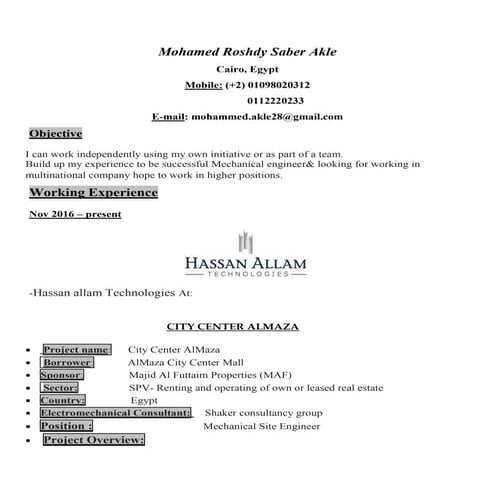 my cv | DOCX