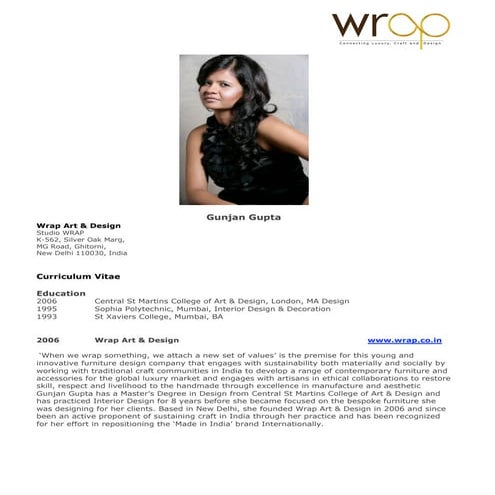 Gunjan Gupta Bio | PDF